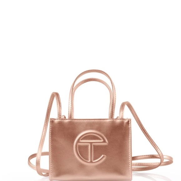 Telfar | Bags | Telfar Mini Bag In Metallic Rose Gold | Poshmark